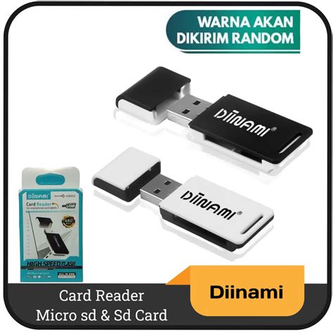 Jual Card Reader 2in1 Sd Card And Micro Sd Card Diinami High Speed Fast Translit Data Usb 20 All