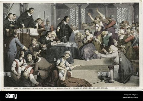 Trial Of George Jacobs For Witchcraft Salem Mass Still Image