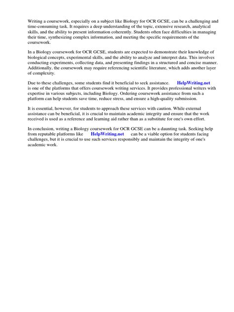 Biology Coursework Ocr Gcse Pdf World Wide Web Internet And Web
