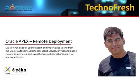 remote deployment of apex app with rostan technologies bharat bhatia