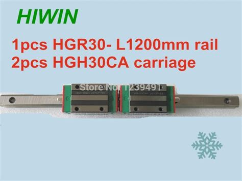 Pcs HIWIN Linear Guide HGR L Mm With Pcs Linear Carriage HGH CA CNC Parts In Linear