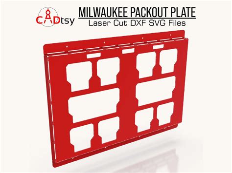 Milwaukee Packout Plate Plasma Dxf Files For Cnc Cadtsy Cadtsy