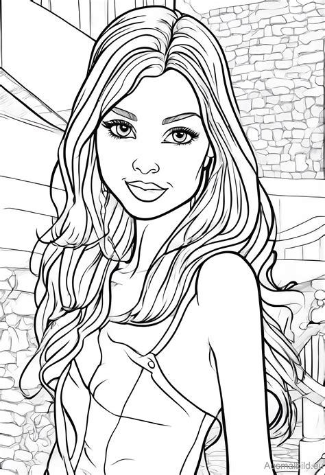 Top Model People Ausmalbild Eu