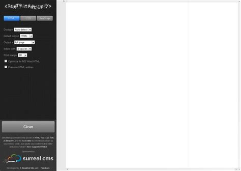 Html Css And Javascript Beautifier Tidy And Beautify Code