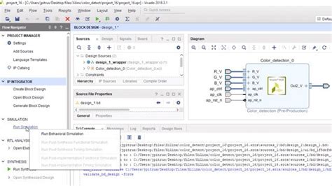 import ip and validate the design using vivado getting started with