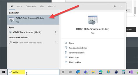 adding a database source on a 64 bit system goldsim help center