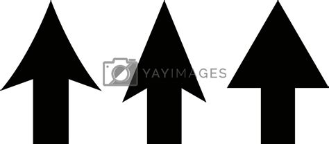 Three Types Of Arrow Icon Sets Simple Black Vector Icon For Pointers And Cursors By Illust