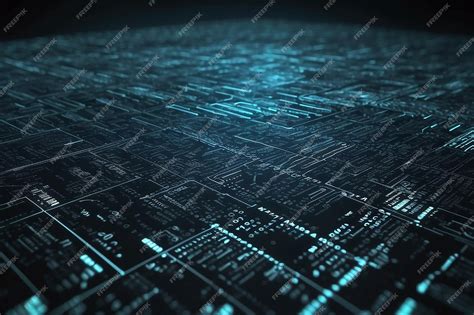 Premium AI Image | Binary code background abstract technology digital ...