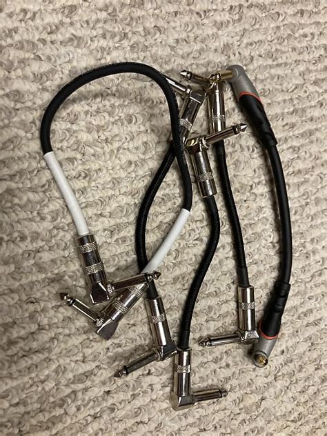 Guitar Patch Cables 5 Pack Reverb