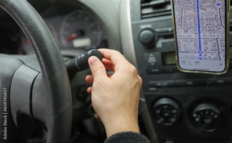 Car Driving Handle With Hand A Symbol Of Control Independence Mobility And The Freedom Of