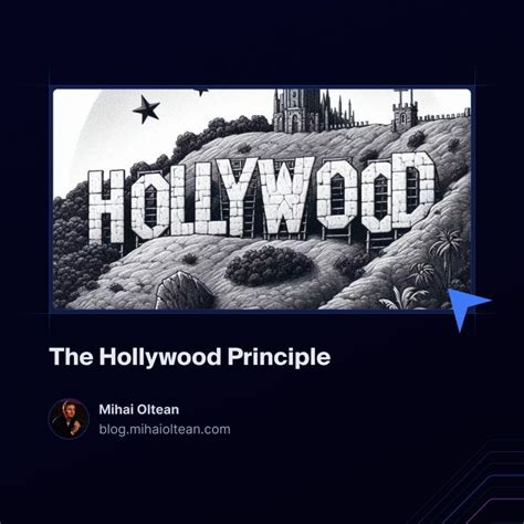 Hashnode On Linkedin Have You Heard About The Hollywood Principle “dont Call Us We Will Call