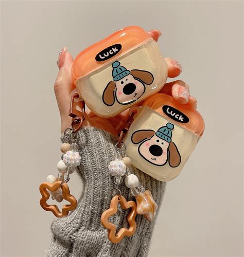 올데이인 에어팟 4세대 행운의 강아지 에어팟 케이스 키링 그로밋