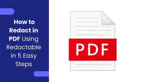 How To Redact In PDF Using Redactable In Easy Steps