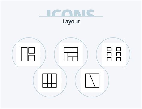 Layout Line Icon Pack Icon Design Interface Layout Image Vector Art At Vecteezy