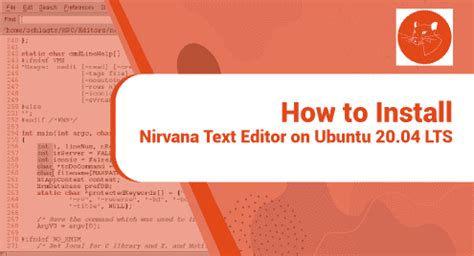 How To Install Nirvana Text Editor On Ubuntu LTS LinuxWays