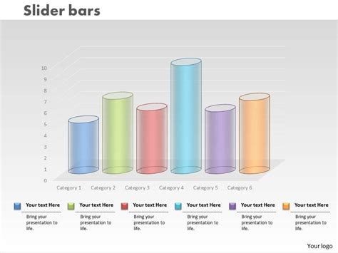 0414 slider column chart for communicating data powerpoint graph