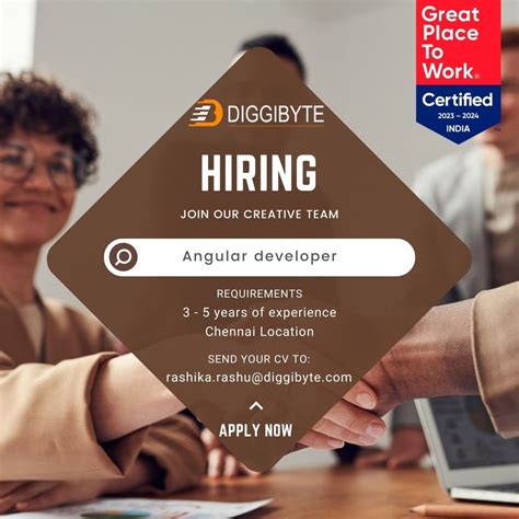 Angulardevelopers Chennai Job Opportunity Jobs Jobopportunities2023 Hiringnow
