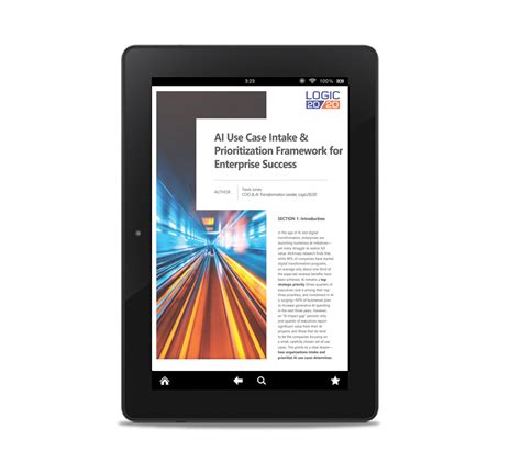 Ai Use Case Prioritization Framework For Enterprise Roi Logic20 20