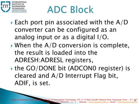 Pic Microcontroller Adc Interfacing Pptx Consumer Electronics