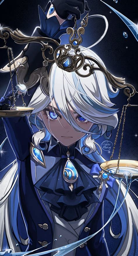 Furina Genshin Impact Drawn By Cyclicabelian Danbooru