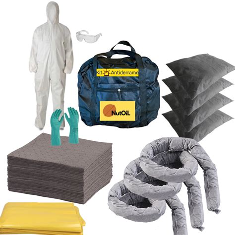 Kit Antiderrame Universal De 18 Lts Eco Hidrocarburos Contención Kit