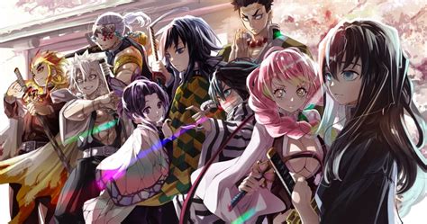 Kochou Shinobu Kanroji Mitsuri Rengoku Kyoujurou Tomioka Giyuu