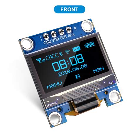 096 Oled Display Module With Ssd1315 Driver For Arduino Raspberry Pi Meshnology