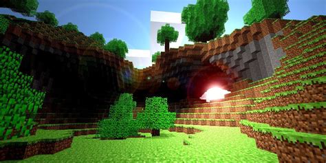 Minecraft World Backgrounds Wallpaper Cave
