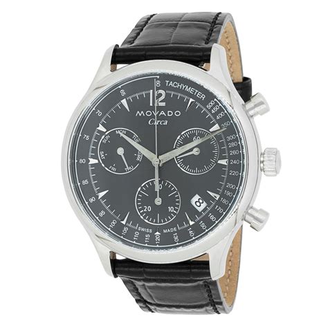 Movado 3650163 Mens Heritage Grey Dial Quartz Watch