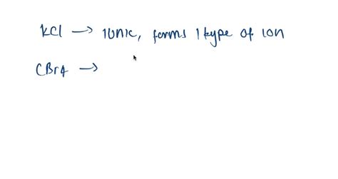 solved classify each compound as ionic or molecular if it is ionic