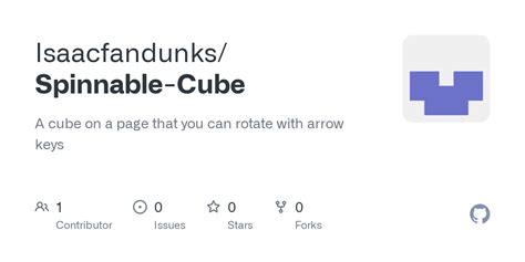 github isaacfandunks spinnable cube a cube on a page that you can