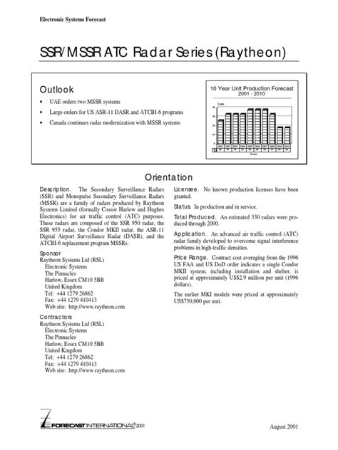 Ssr Mssr Atc Radar Series Raytheon Outlook Download Free Pdf Air Traffic Control Radar
