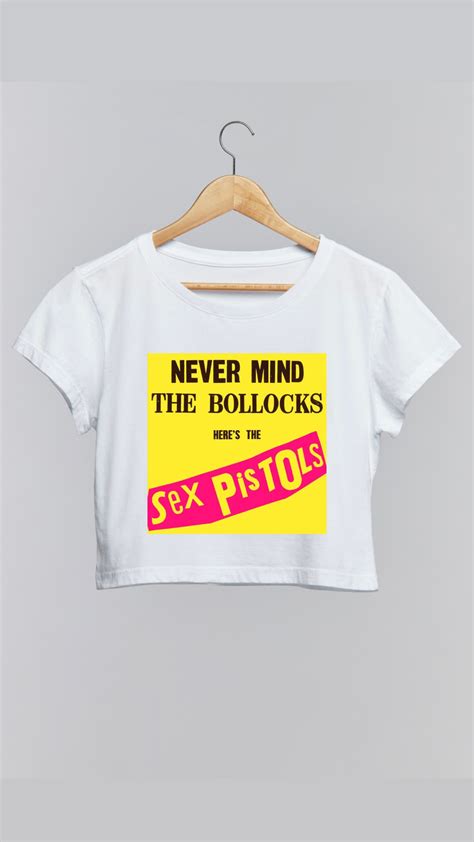 Cropped Sex Pistols I Algod O Branco Beatshirts
