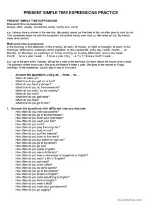 Time Discussion Starters Speaking Cards Speaking Pract