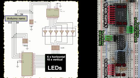 Led Matrix Control Vertical And Horizontal Leds And Multiplexing Arduino Forum