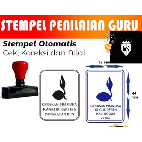Jual Stempel 𝐆𝐑𝐀𝐓𝐈𝐒 𝐓𝐈𝐍𝐓𝐀 Pramuka Premium Shopee Indonesia
