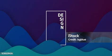 파란색 추상 물결 모양 종이 컷 배경 트렌디한 3d 디자인 3차원 형태에 대한 스톡 벡터 아트 및 기타 이미지 3차원 형태