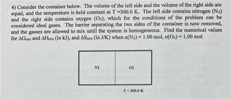 Solved Consider The Container Below The Volume Of The Chegg
