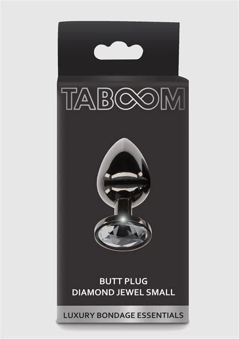 Taboom Luxury Bondage Essentials Butt Plug With Diamond Jewel S