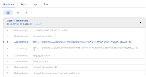 AccountLinking Crash Issue BlinkReceipt Blinkreceipt Ios GitHub