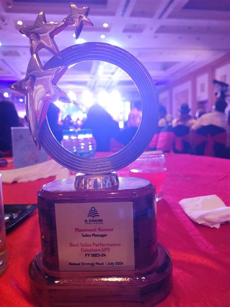 Manmeet Kumar On Linkedin Feeling Grateful And Honored To Have Received The Best Sales
