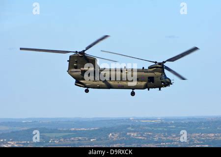 Boeing Chinook Military Transport Helicopter Of The Royal Air Force Who