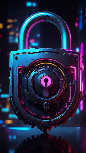 Premium Photo Cyber Security Padlock Symbolizes The Protection And