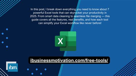 7 Best Excel Tools To Boost Productivity In 2025 Free Easy