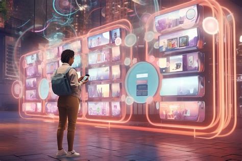Premium Photo Dynamic Image Of A Customer Exploring A Brands Generative Ai