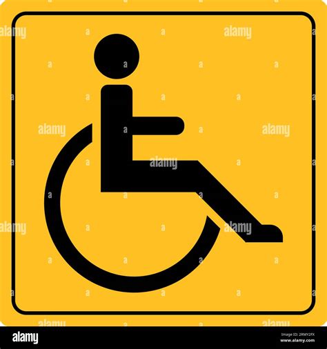 Icon Sign Invalid Disabled Symbol Yellow Square Rounded Corners Invalid Stock Vector Image And Art