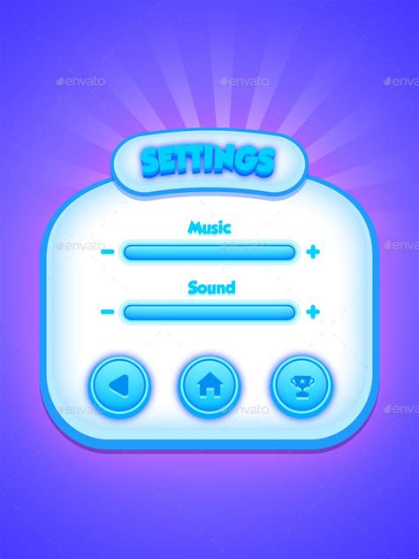 Cartoon Game UI Kit Game Ui Ui Kit Cartoon Games