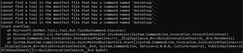 Cannot Exit While Running An Uninstalled Dotnet Tool Issue Dotnet Sdk GitHub