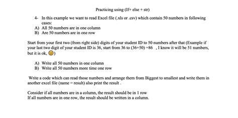 Solved Practicing Using If Else Str 4 In This Example Chegg Com