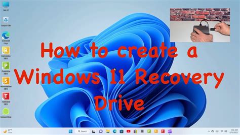 How To Create A Windows 11 Recovery Drive Youtube